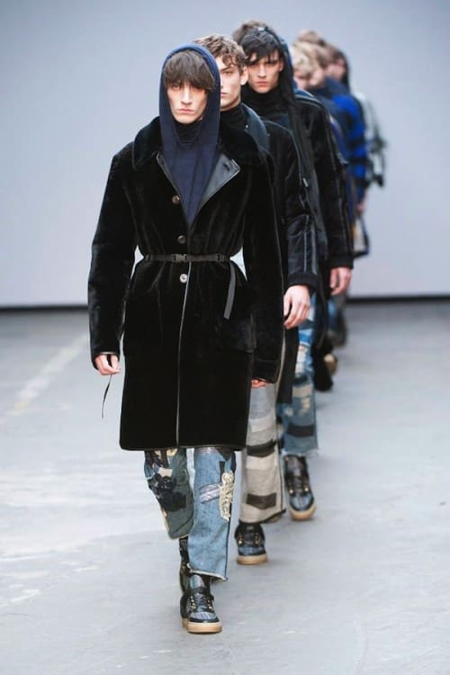 London Collections: Men AW15 | Day 3 | Shearling Jackets, Silver Lamé ...